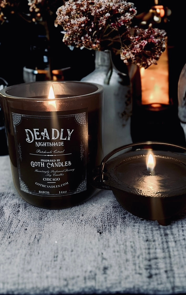 Goth Candles For The Dark of Heart | Soy | Hand Poured | Goth Scents